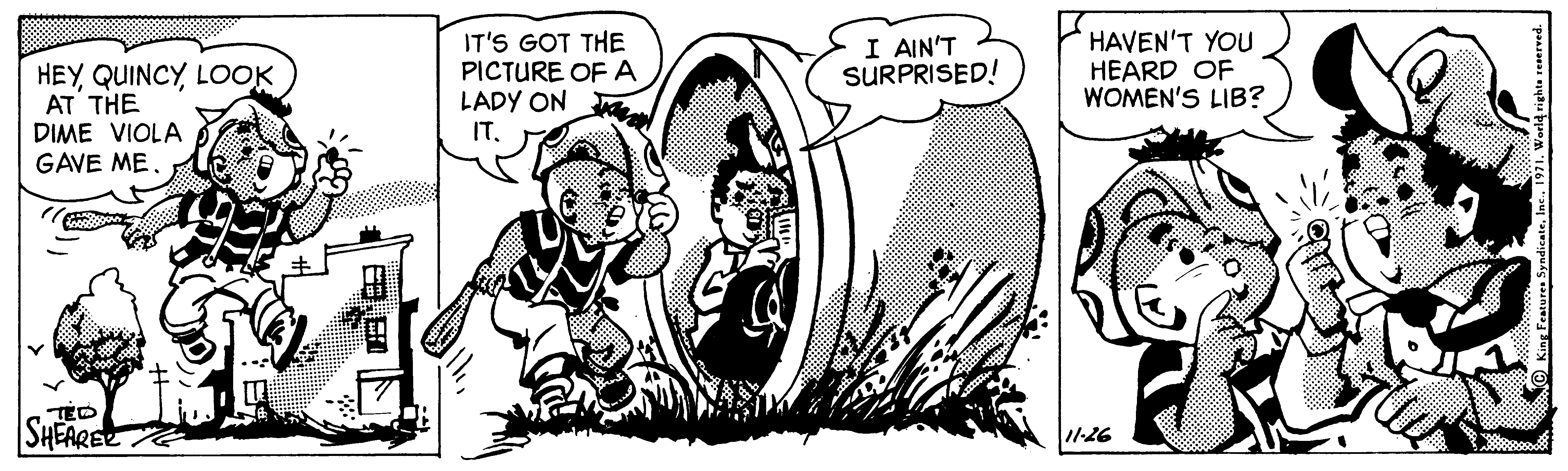Quincy Comic Strip 1971-11-26 | Comics Kingdom