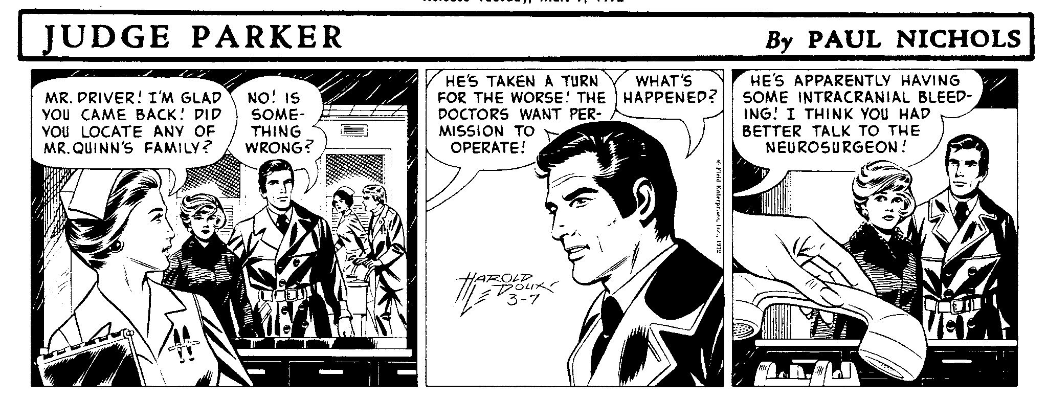 Judge Parker Vintage Comic Strip 1972-03-07 | Comics Kingdom