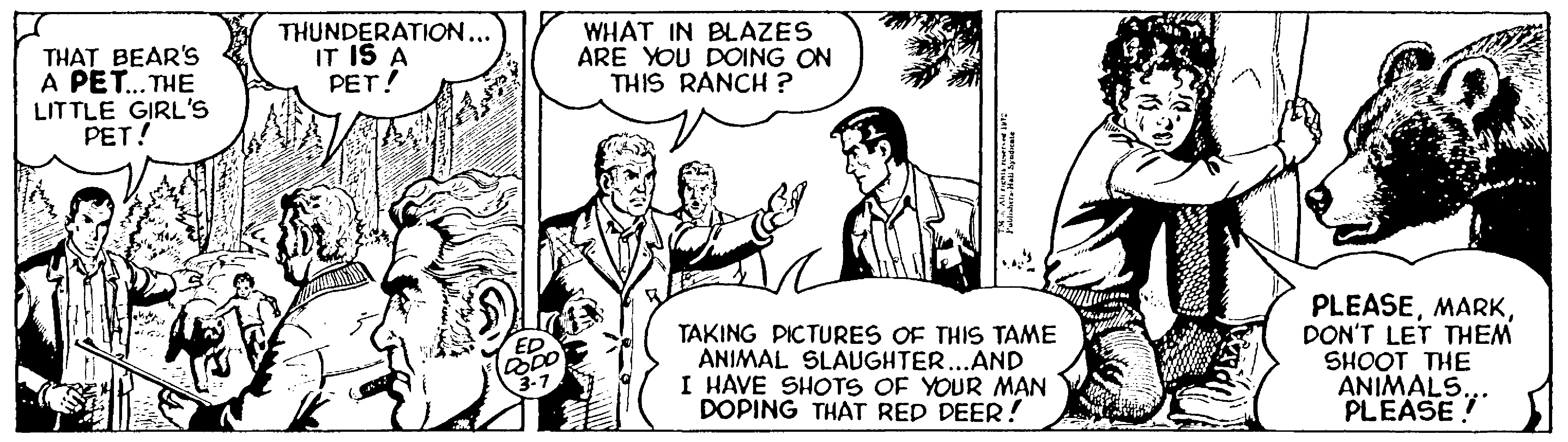 Mark Trail Vintage Comic Strip 1972-03-07 | Comics Kingdom