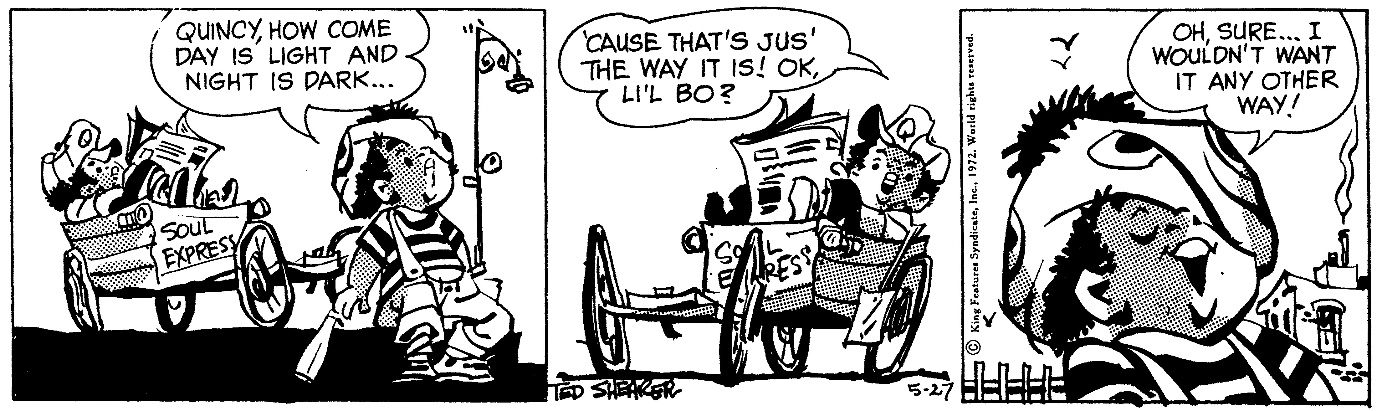 Quincy Comic Strip 1972-05-27 | Comics Kingdom