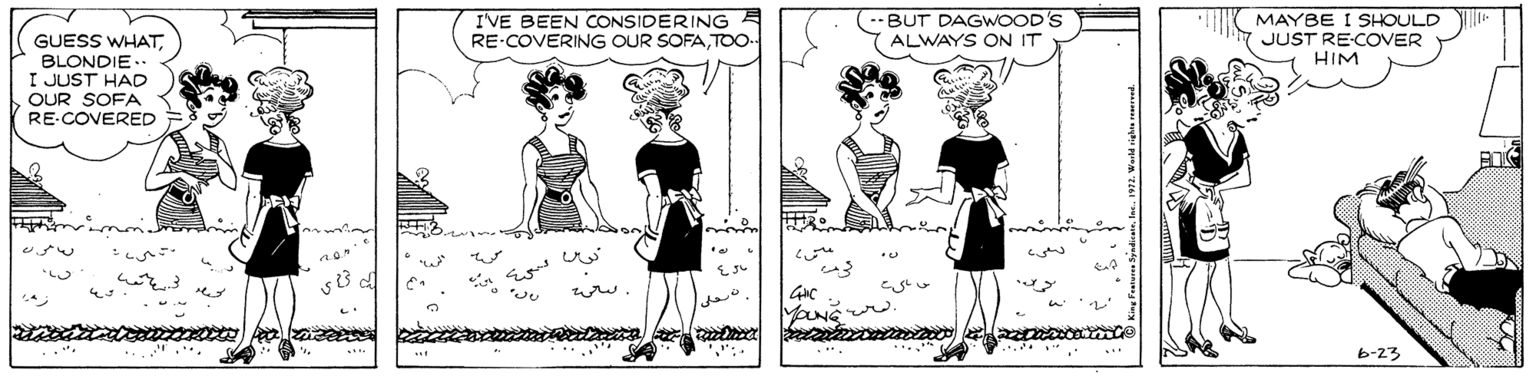 Blondie Comic Strip 1972-06-23 | Comics Kingdom