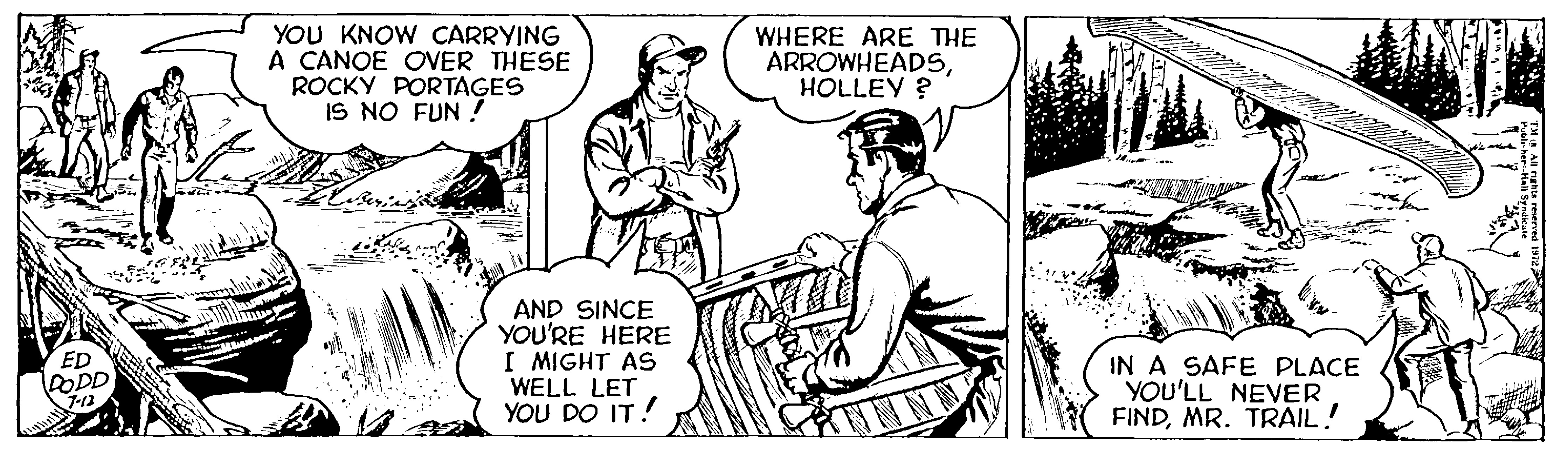 Mark Trail Vintage Comic Strip 1972-07-12 | Comics Kingdom