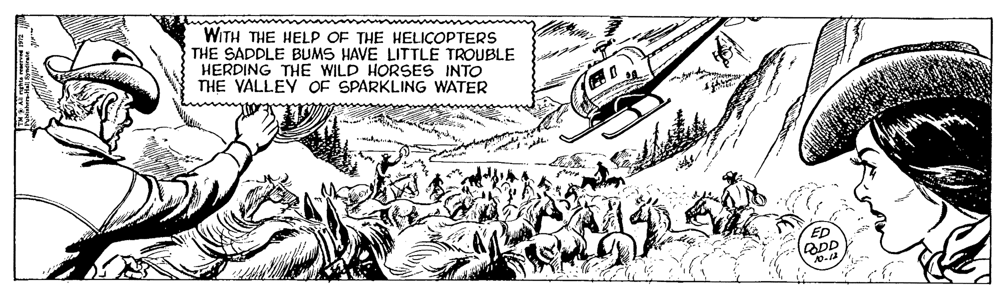 Mark Trail Vintage Comic Strip 1972-10-12 | Comics Kingdom