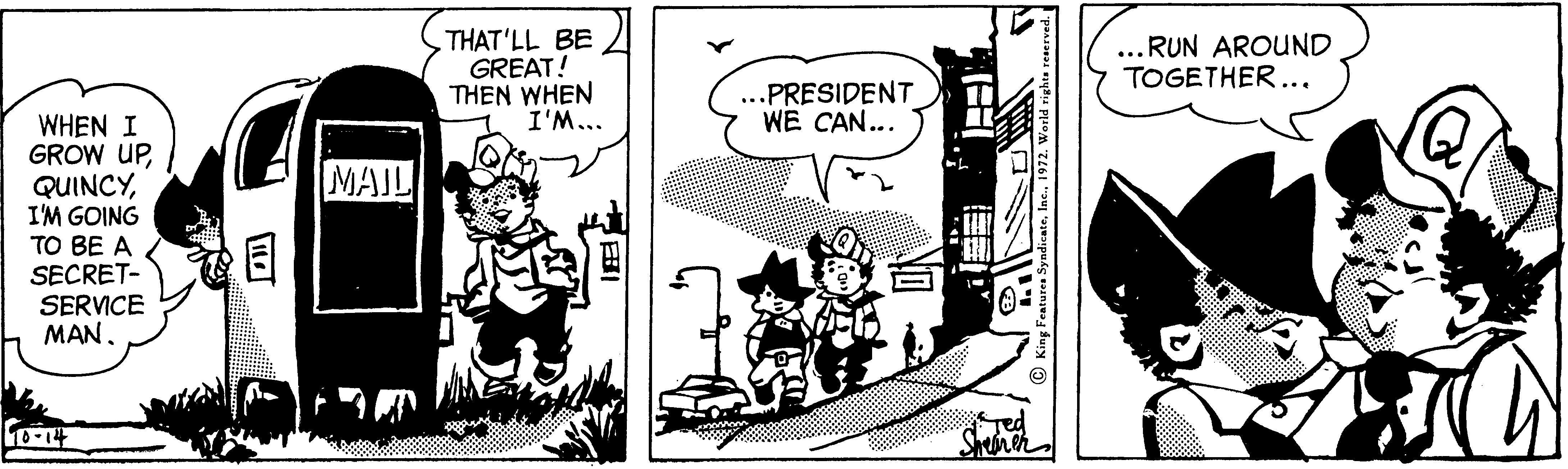 Quincy Comic Strip 1972-10-14 | Comics Kingdom