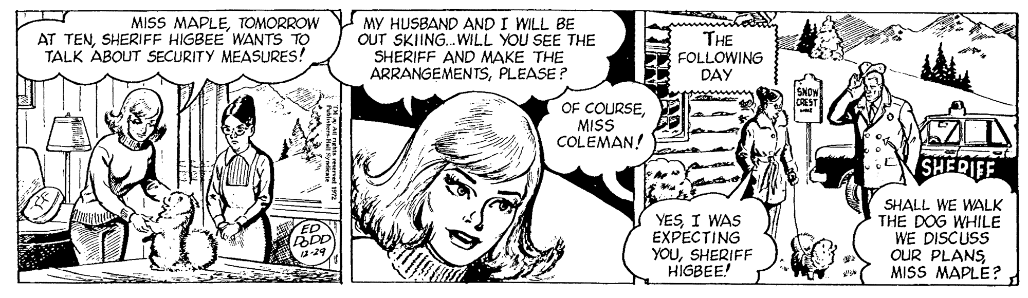 Mark Trail Vintage Comic Strip 1972-12-29 | Comics Kingdom