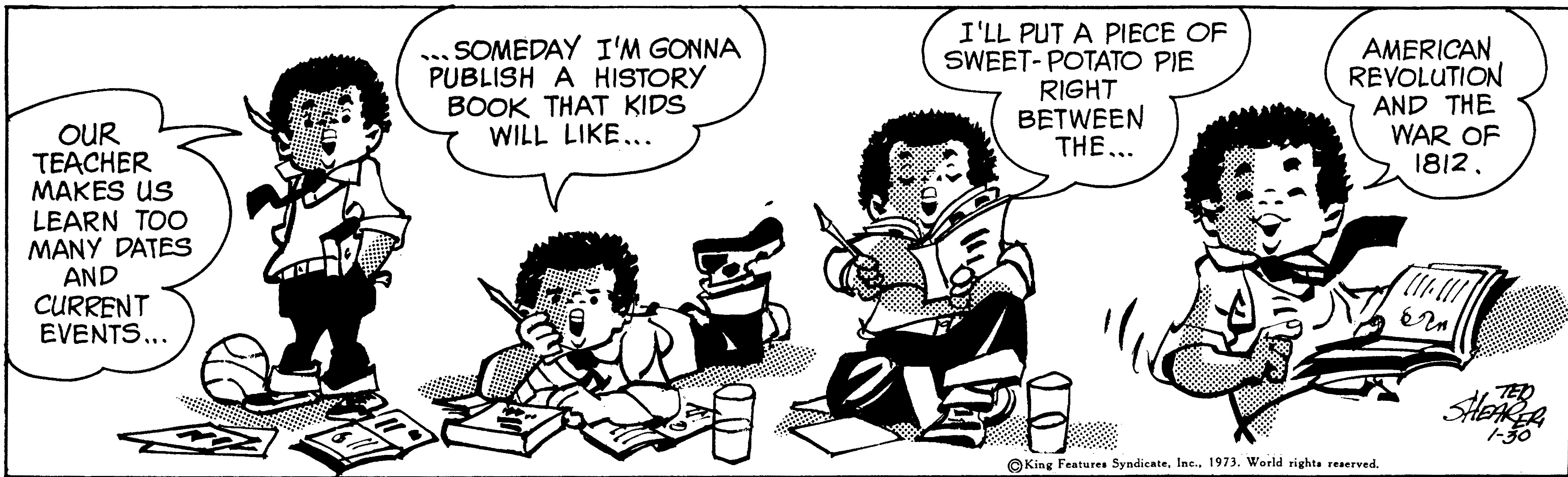 Quincy Comic Strip 1973-01-30 | Comics Kingdom