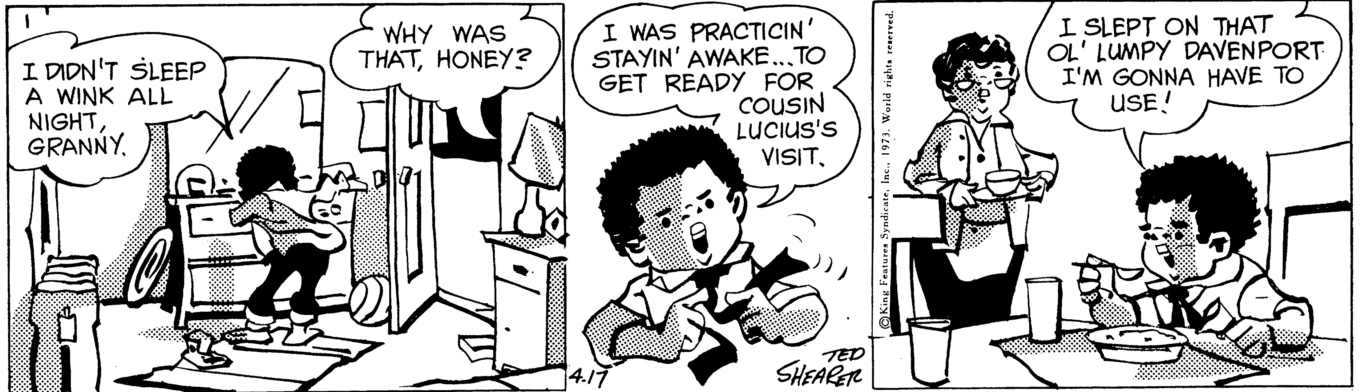 Quincy Comic Strip 1973-04-17 | Comics Kingdom