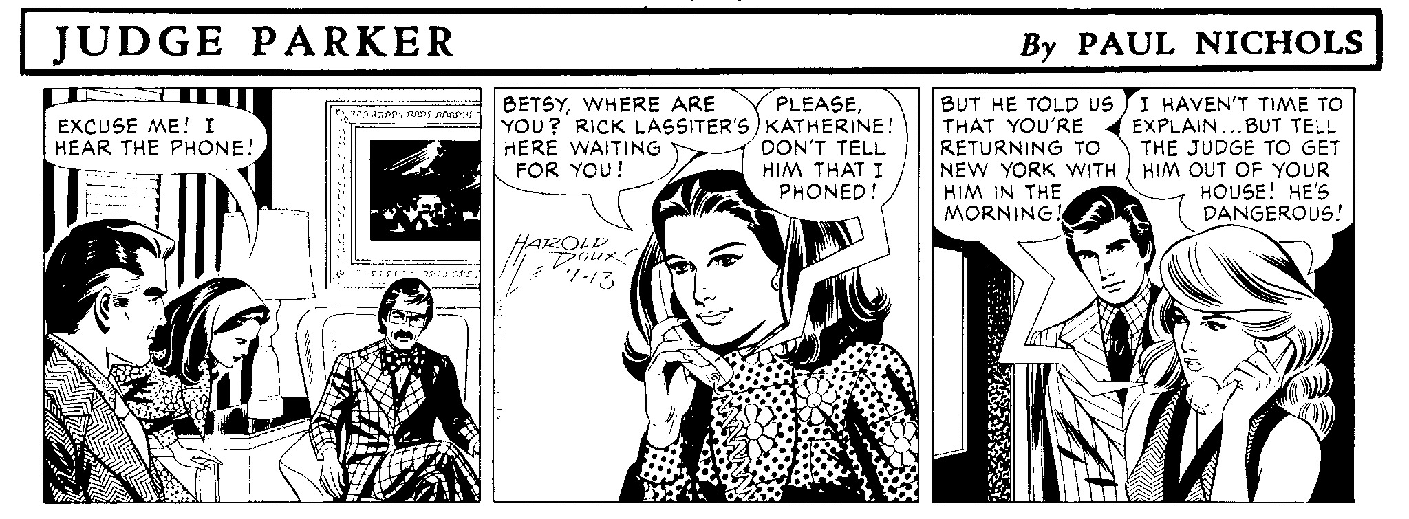 Judge Parker Vintage Comic Strip 1973-07-13 | Comics Kingdom