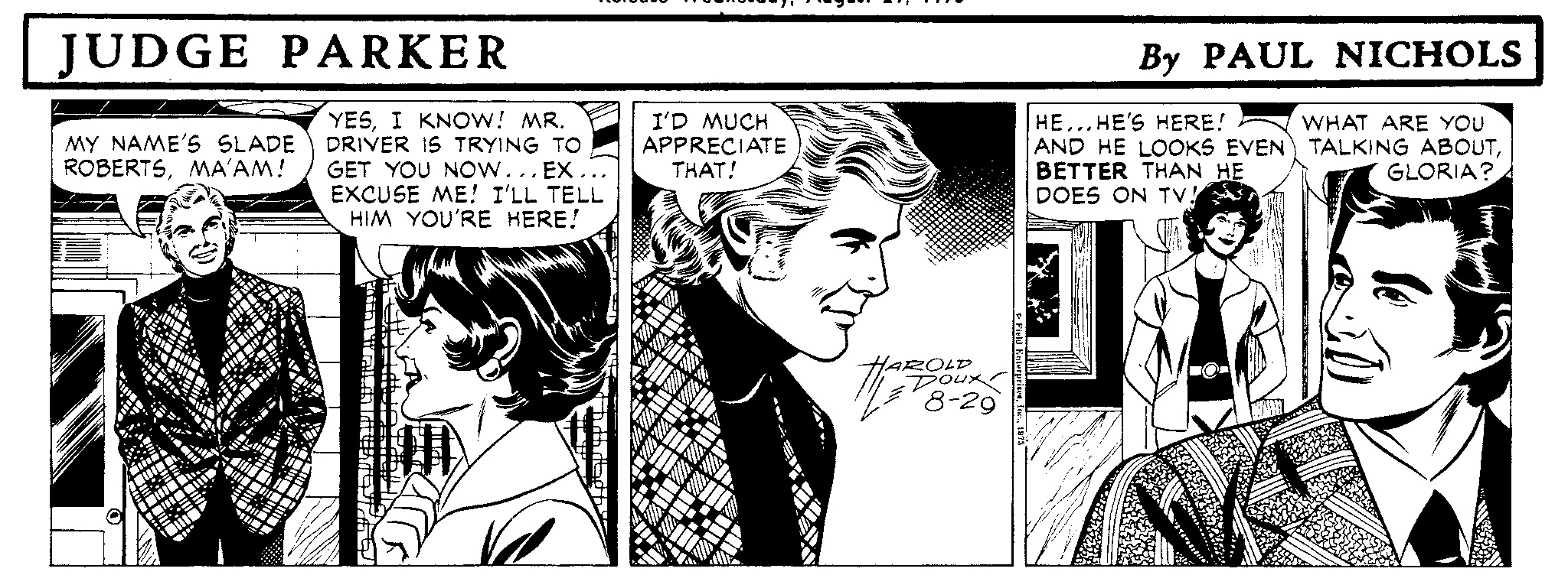Judge Parker Vintage Comic Strip 1973-08-29 | Comics Kingdom