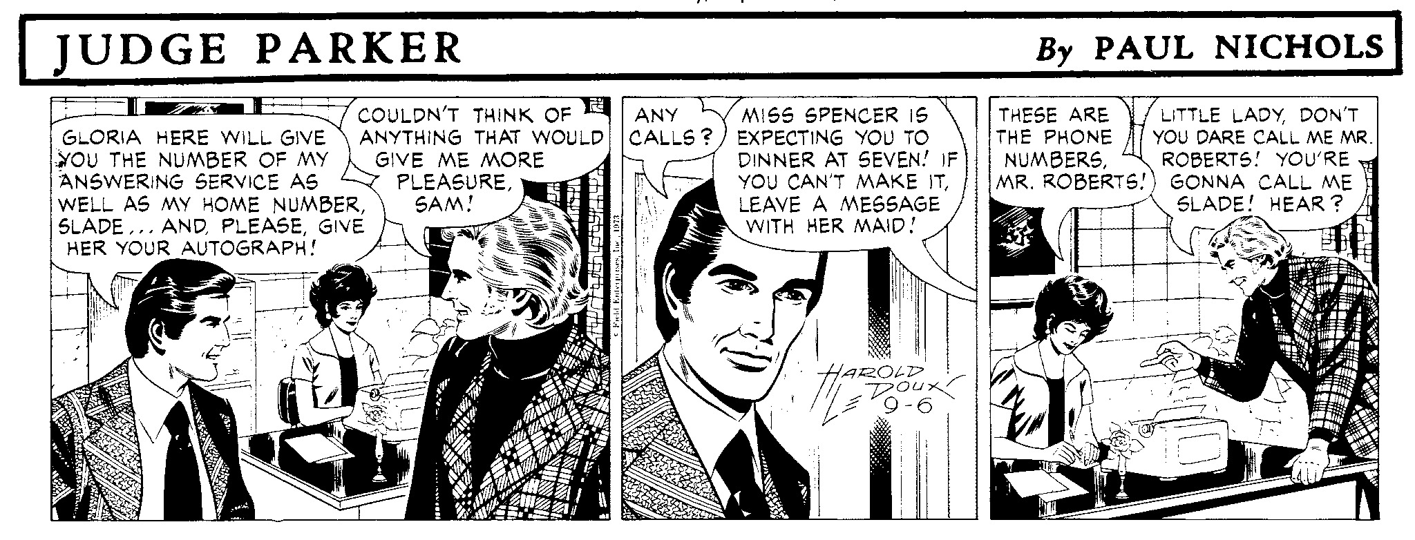 Judge Parker Vintage Comic Strip 1973-09-06 | Comics Kingdom