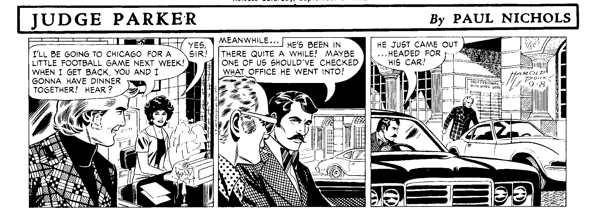 Judge Parker Comic Strip 1973-09-08 | Comics Kingdom