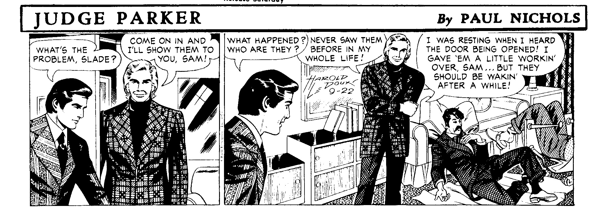 Judge Parker Vintage Comic Strip 1973-09-22 | Comics Kingdom