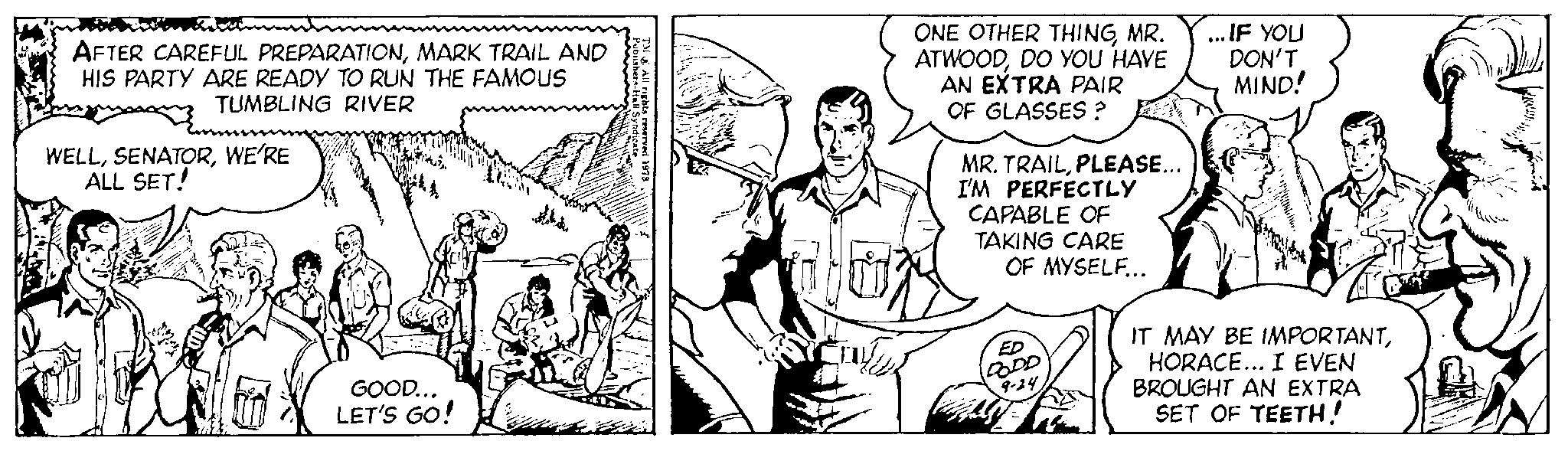 Mark Trail Comic Strip 1973-09-24 | Comics Kingdom