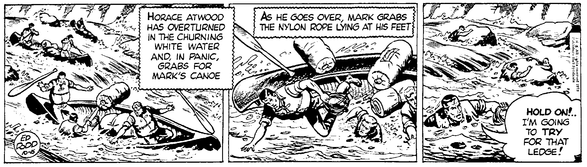 Mark Trail Vintage Comic Strip 1973-10-15 | Comics Kingdom