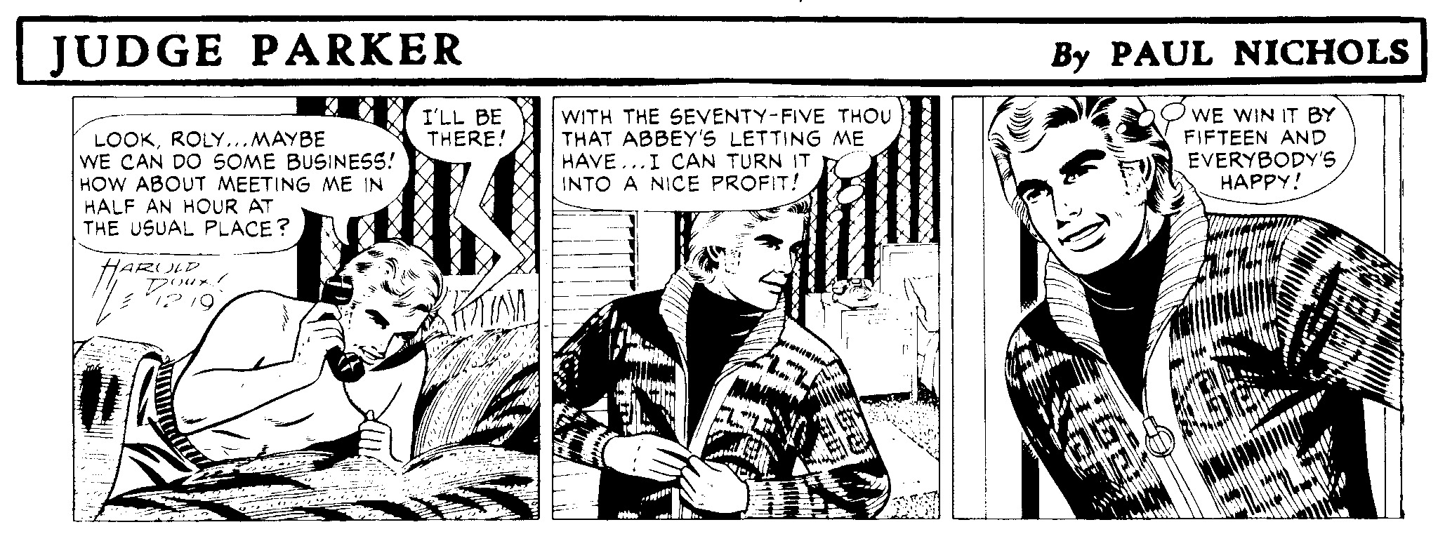 Judge Parker Vintage Comic Strip 1973-12-19 | Comics Kingdom