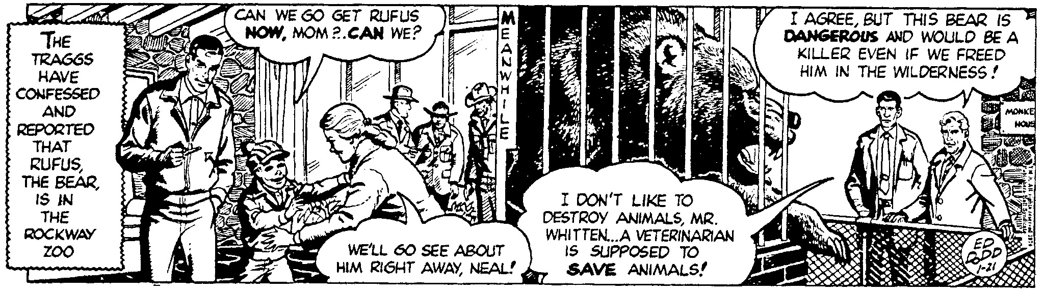 Mark Trail Vintage Comic Strip 1974-01-21 | Comics Kingdom