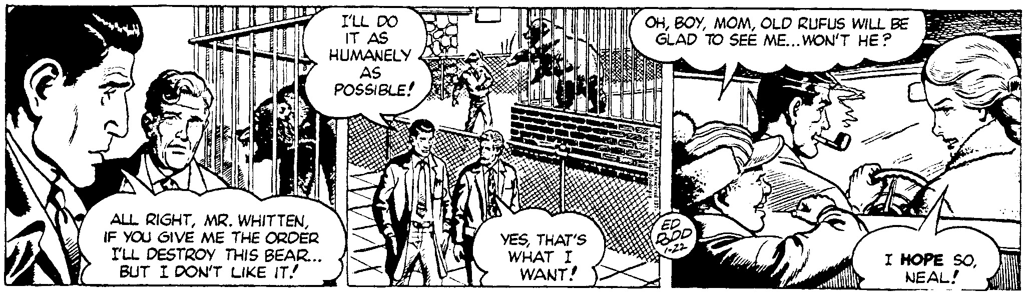 Mark Trail Vintage Comic Strip 1974-01-22 | Comics Kingdom