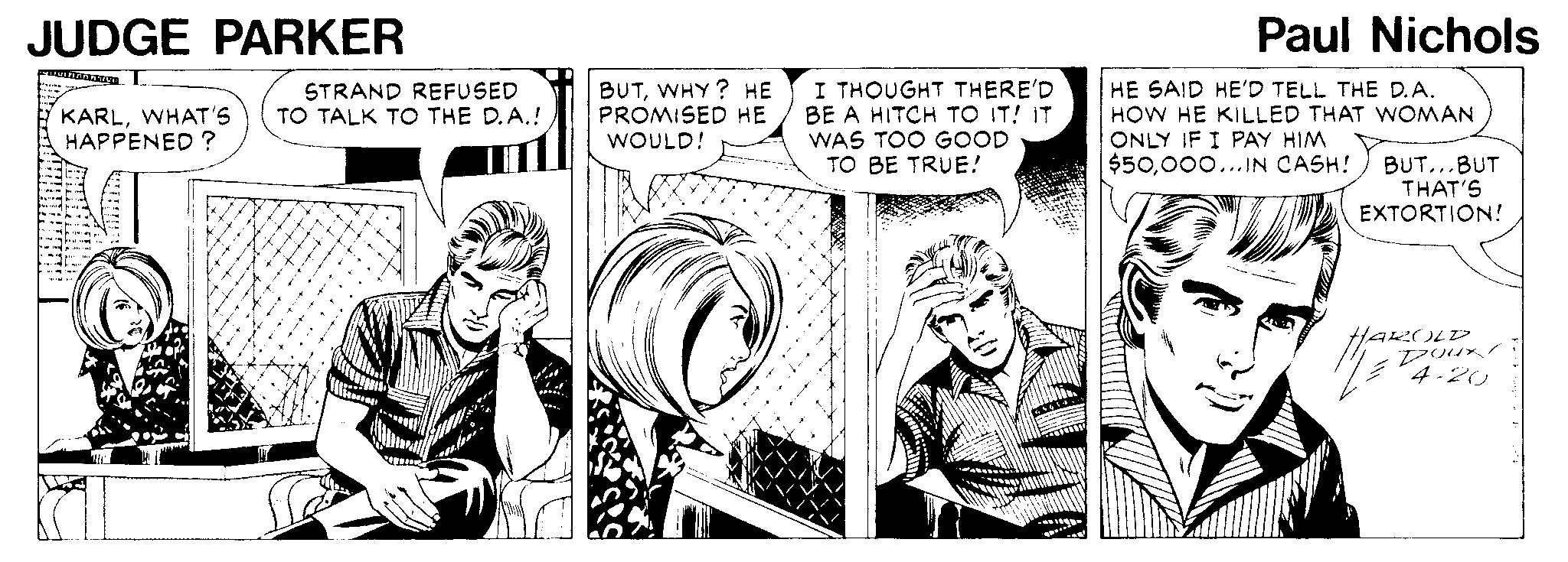 Judge Parker Vintage Comic Strip 1974-04-20 | Comics Kingdom