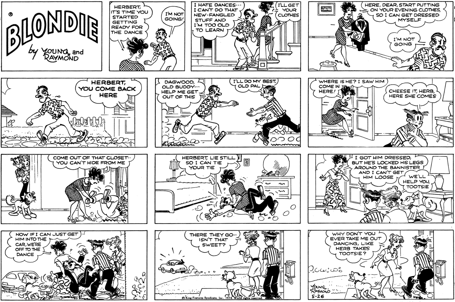 Blondie Comic Strip 1974 05 26 Comics Kingdom