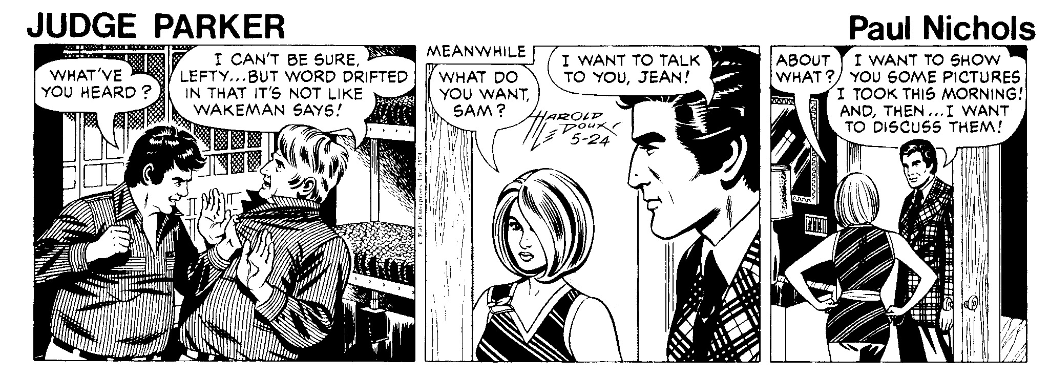 Judge Parker Comic Strip 1974-05-24 | Comics Kingdom