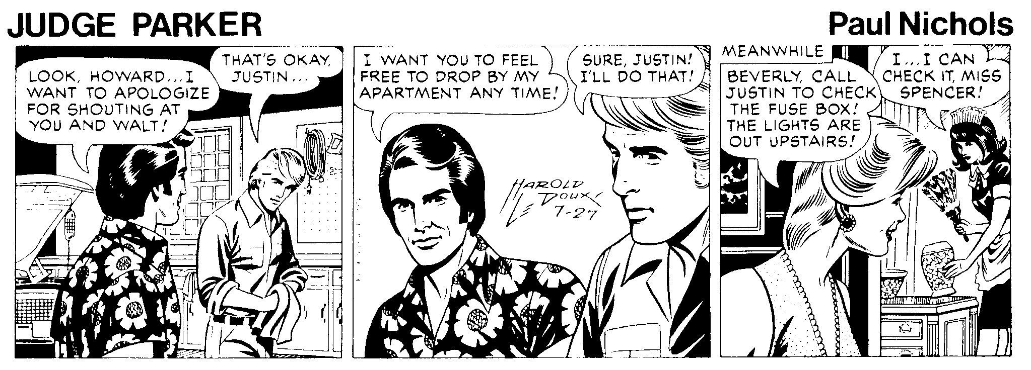 Judge Parker Vintage Comic Strip 1974-07-27 | Comics Kingdom