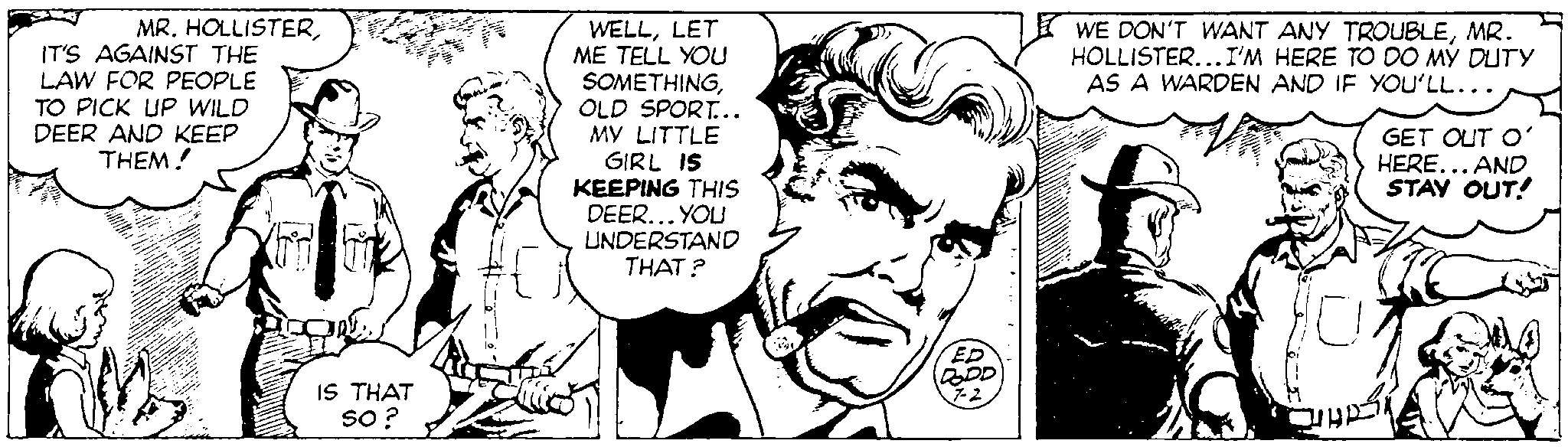Mark Trail Vintage Comic Strip 1974-07-02 | Comics Kingdom