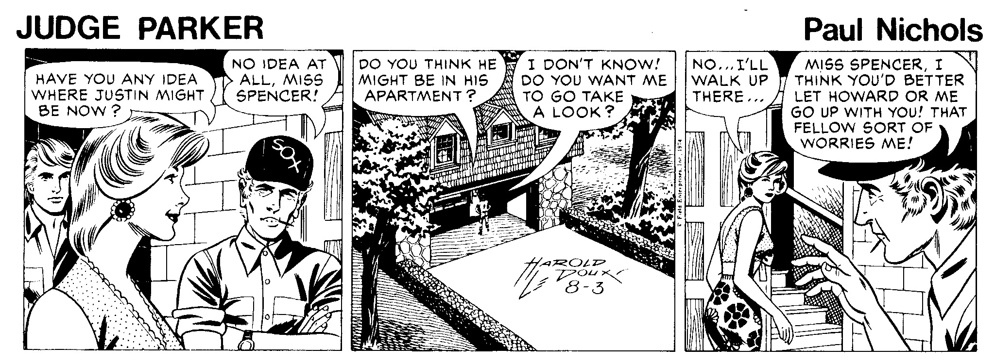 Judge Parker Vintage Comic Strip 1974-08-03 | Comics Kingdom