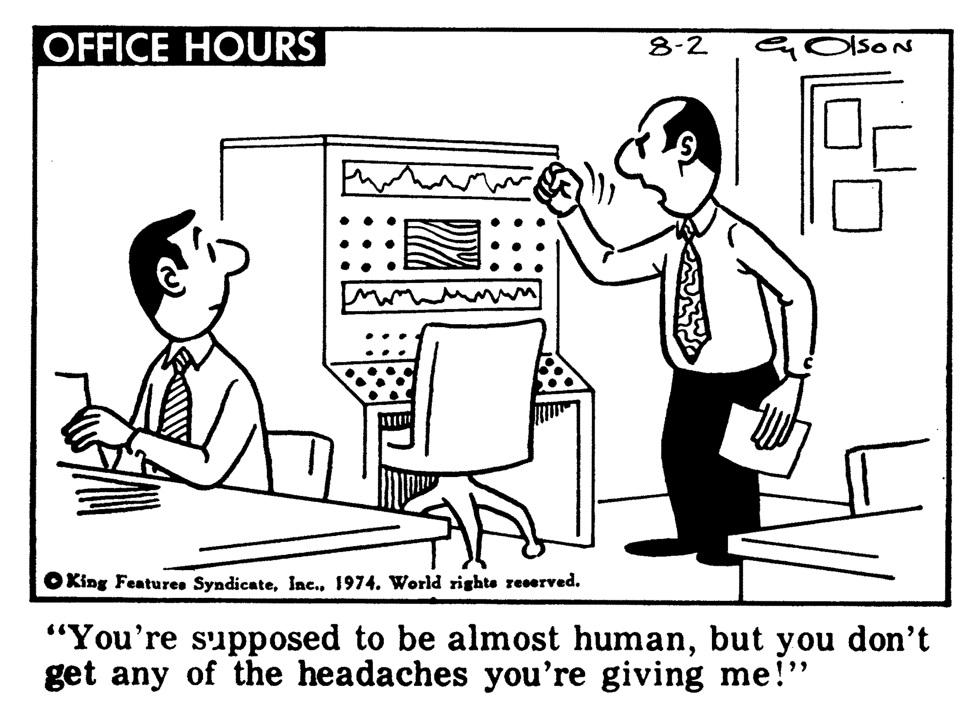 Office Hours Comic Strip 1974-08-02 | Comics Kingdom