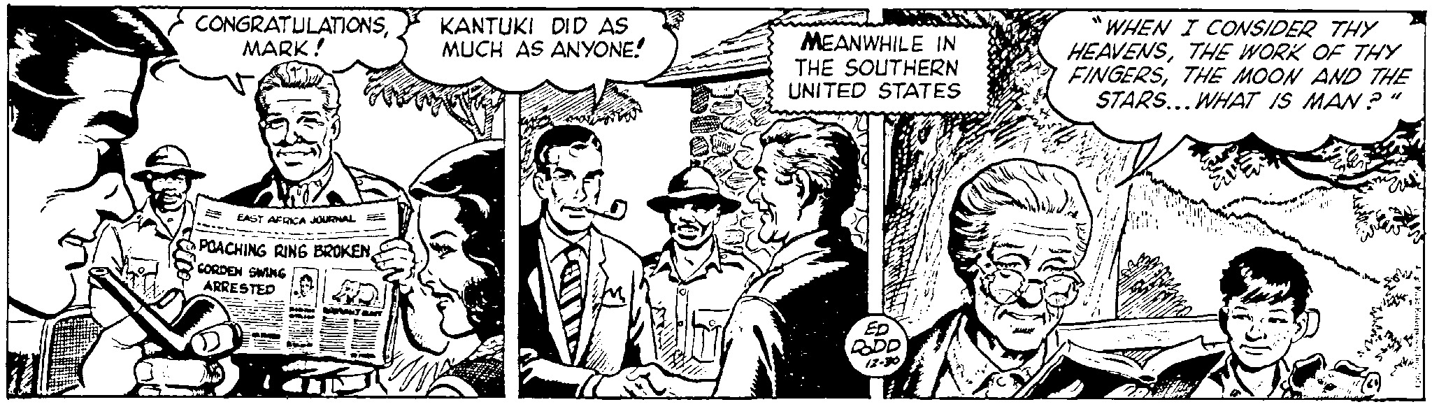 Mark Trail Vintage Comic Strip 1974-12-30 | Comics Kingdom