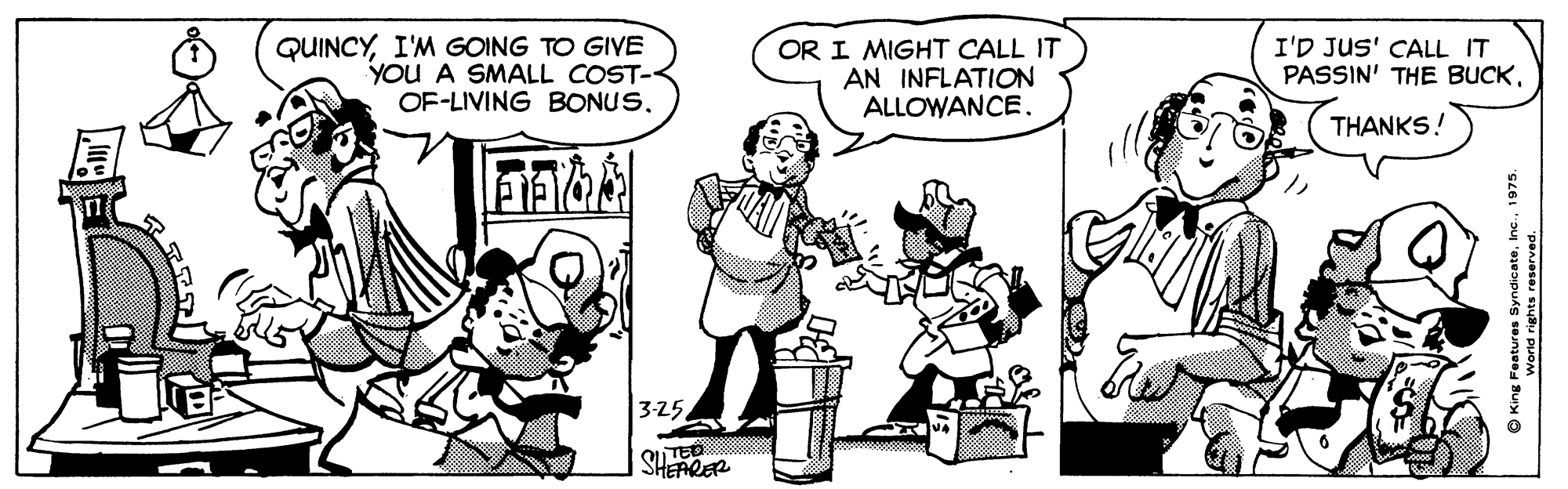 Quincy Comic Strip 1975-03-25 | Comics Kingdom