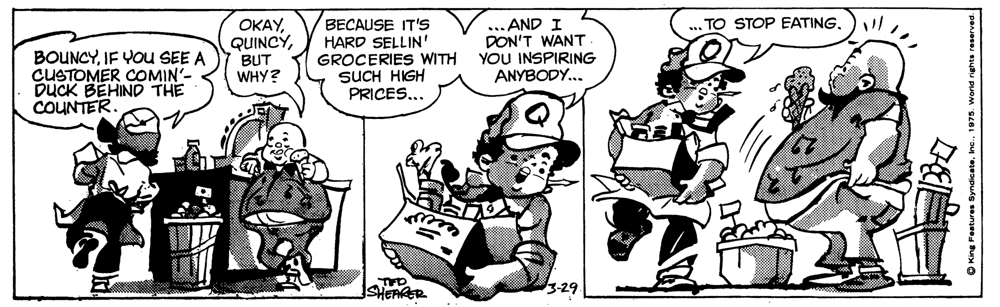 Quincy Comic Strip 1975-03-29 | Comics Kingdom