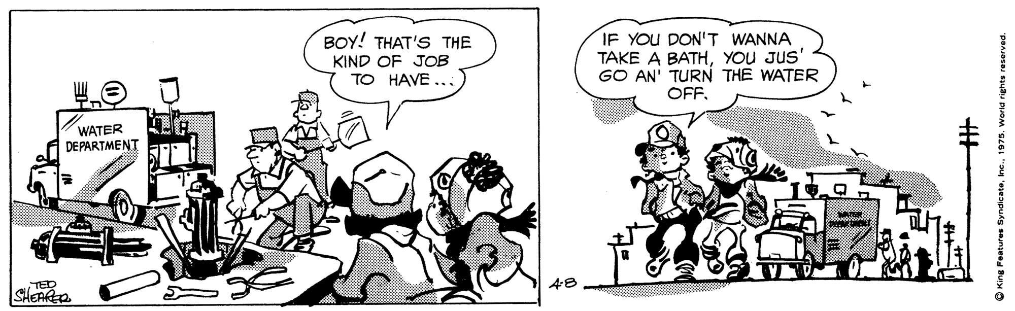 Quincy Comic Strip 1975-04-08 | Comics Kingdom