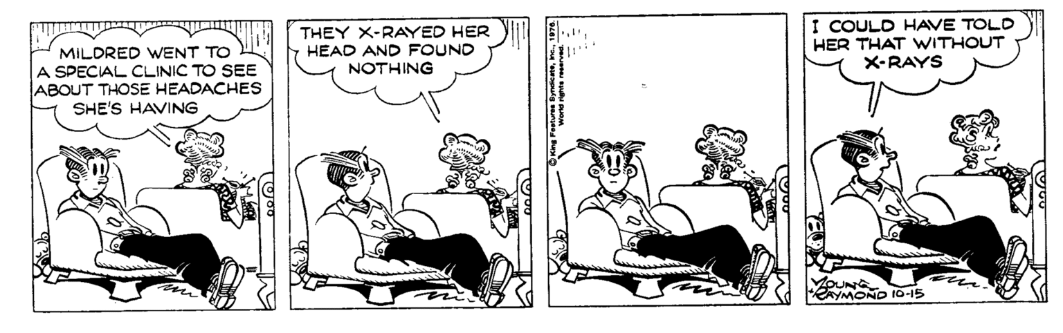 Blondie Comic Strip 1976 10 15 Comics Kingdom
