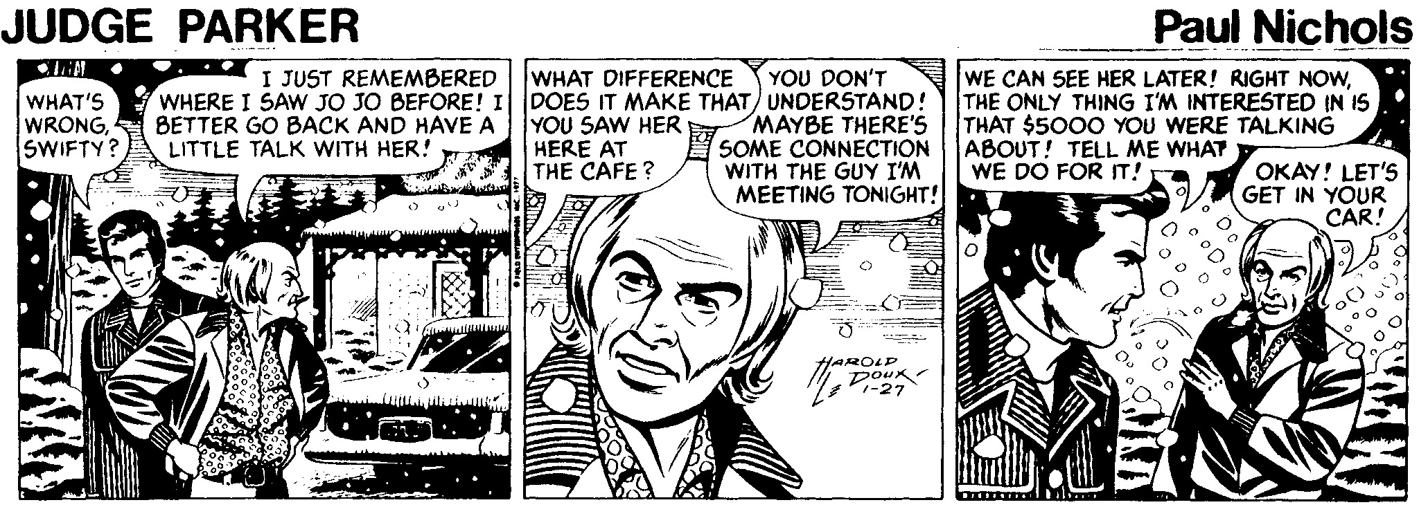 Judge Parker Vintage Comic Strip 1977-01-27 | Comics Kingdom
