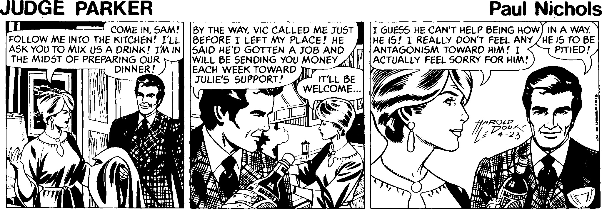 Judge Parker Vintage Comic Strip 1977-04-23 | Comics Kingdom