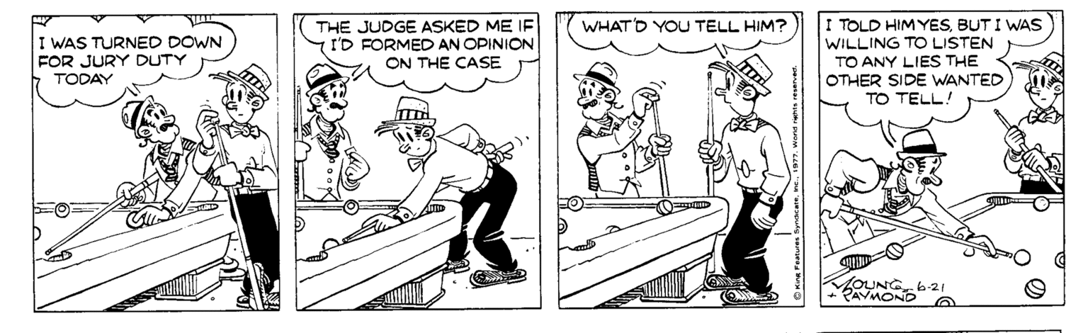 Blondie Comic Strip 1977 06 21 Comics Kingdom