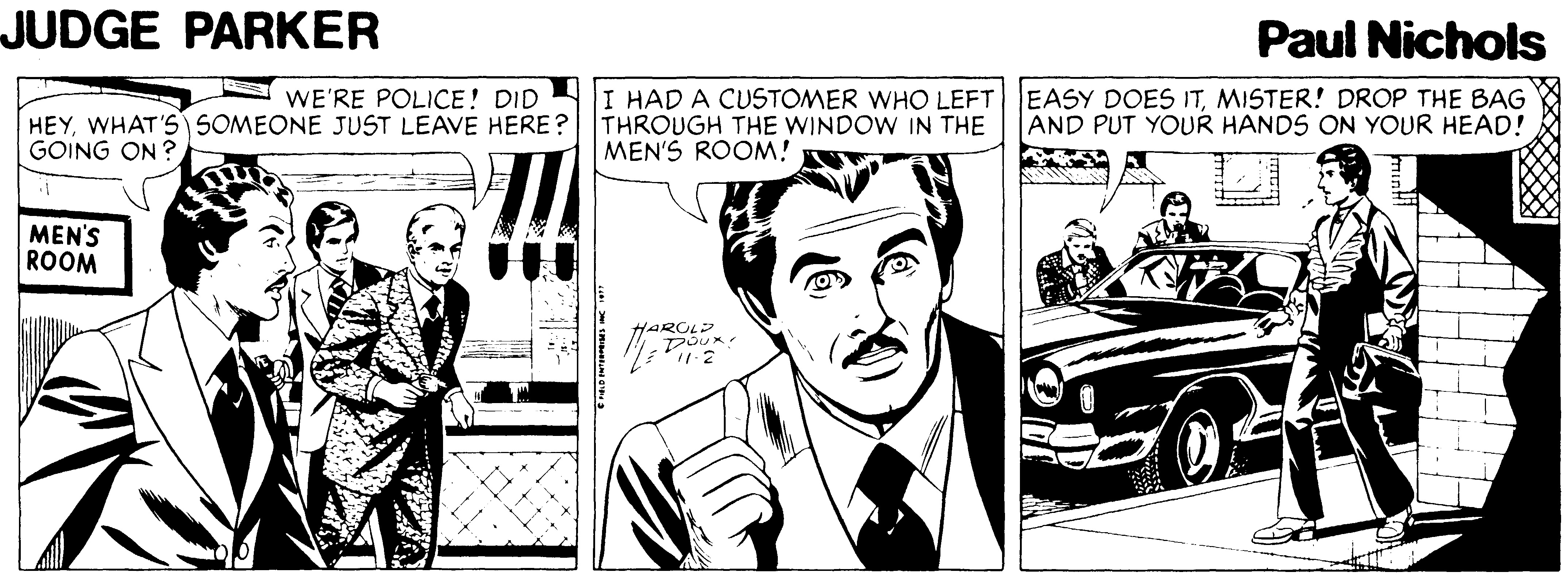 Judge Parker Vintage Comic Strip 1977-11-02 | Comics Kingdom