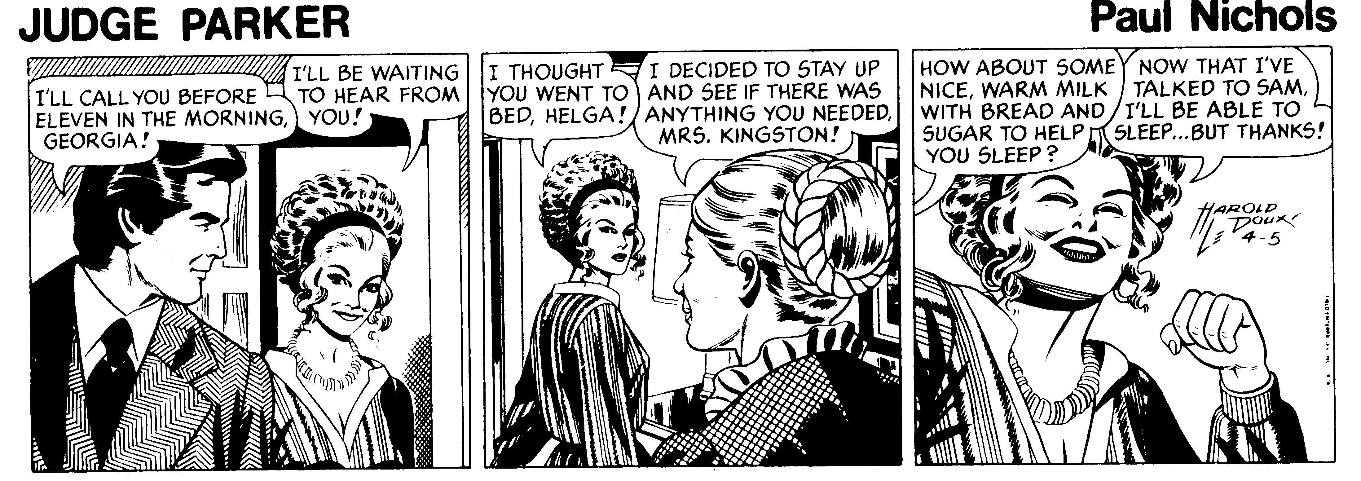 Judge Parker Vintage Comic Strip 1978-04-05 | Comics Kingdom