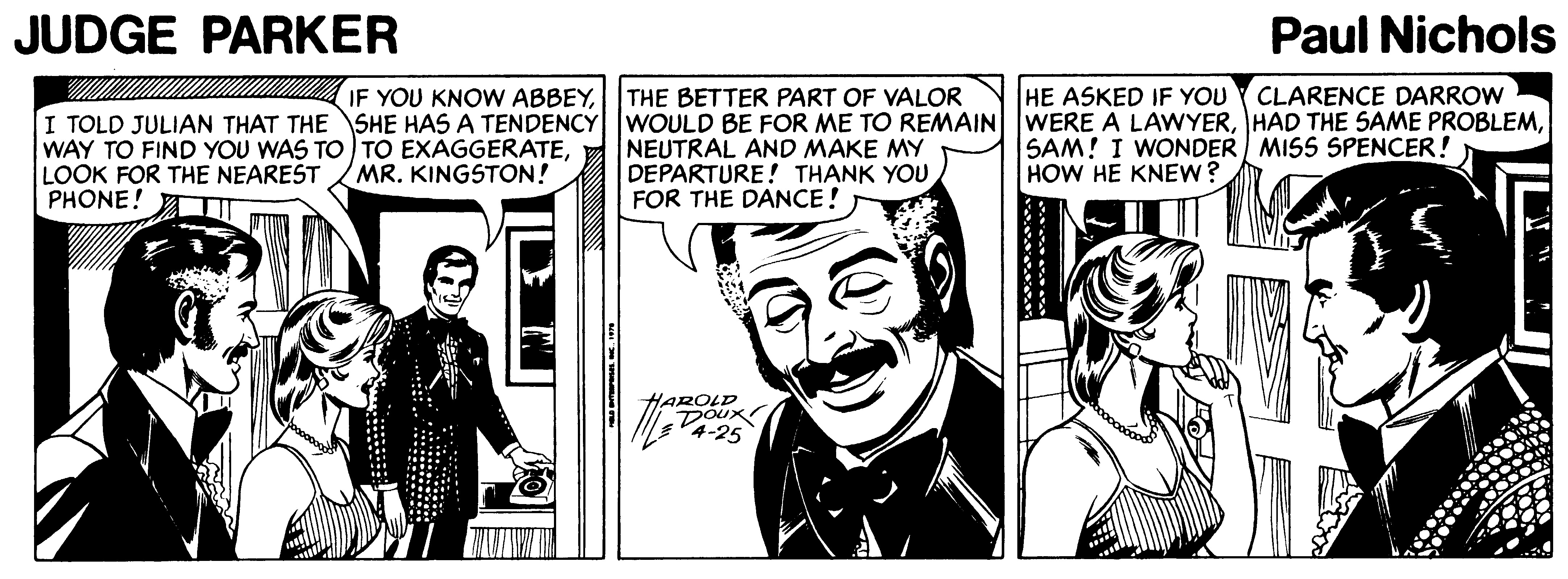 Judge Parker Vintage Comic Strip 1978-04-25 | Comics Kingdom