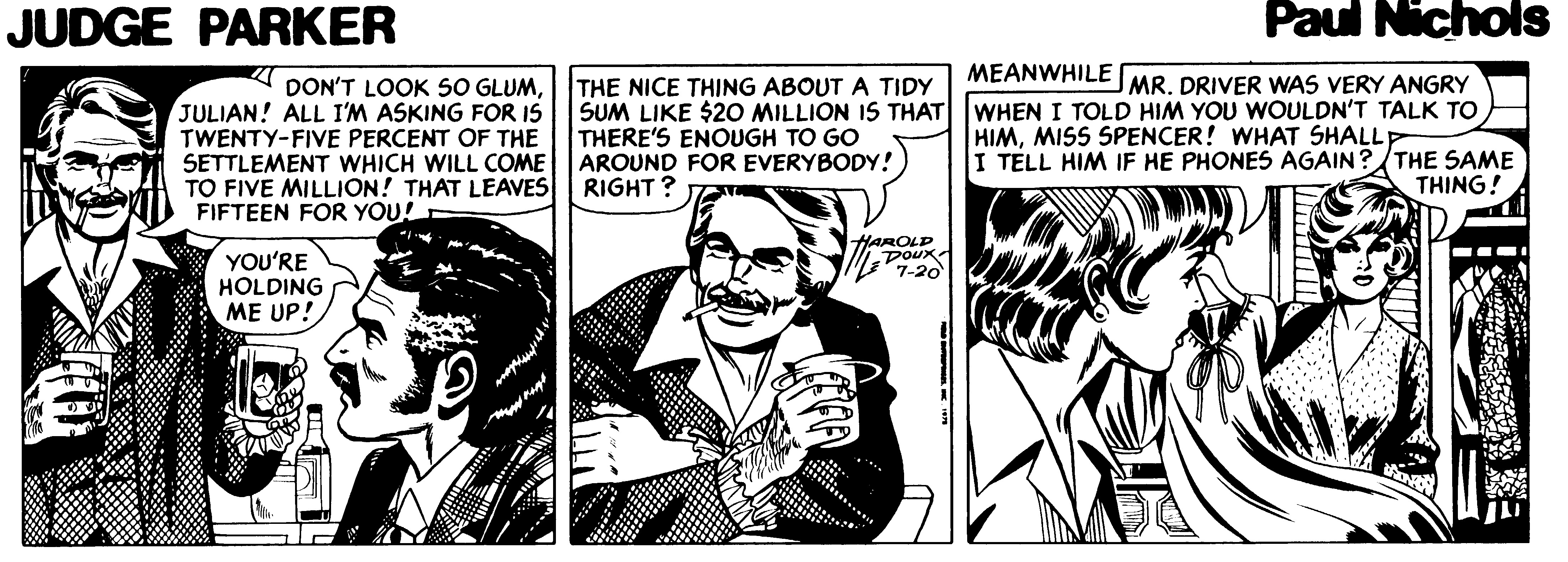 Judge Parker Vintage Comic Strip 1978-07-20 | Comics Kingdom