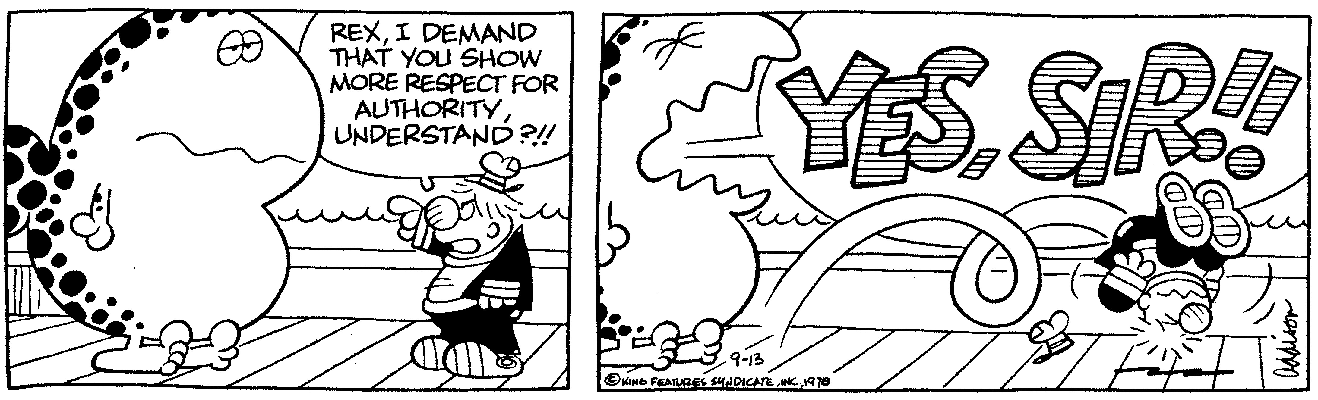 Boner’s Ark Comic Strip 1978-09-13 | Comics Kingdom