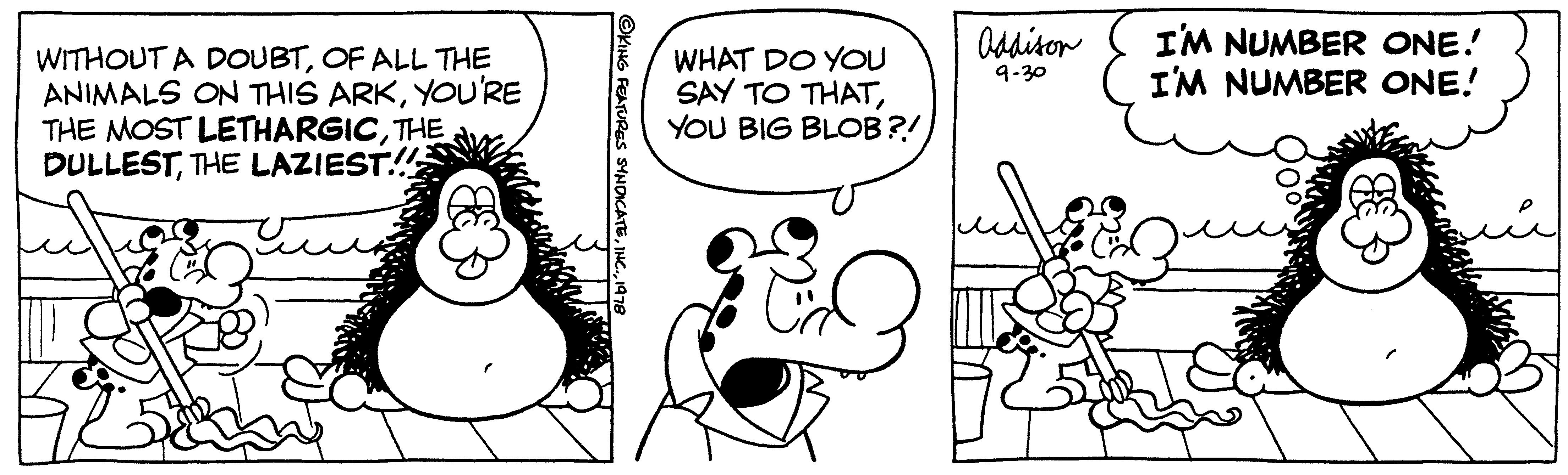 Boner’s Ark Comic Strip 1978-09-30 | Comics Kingdom