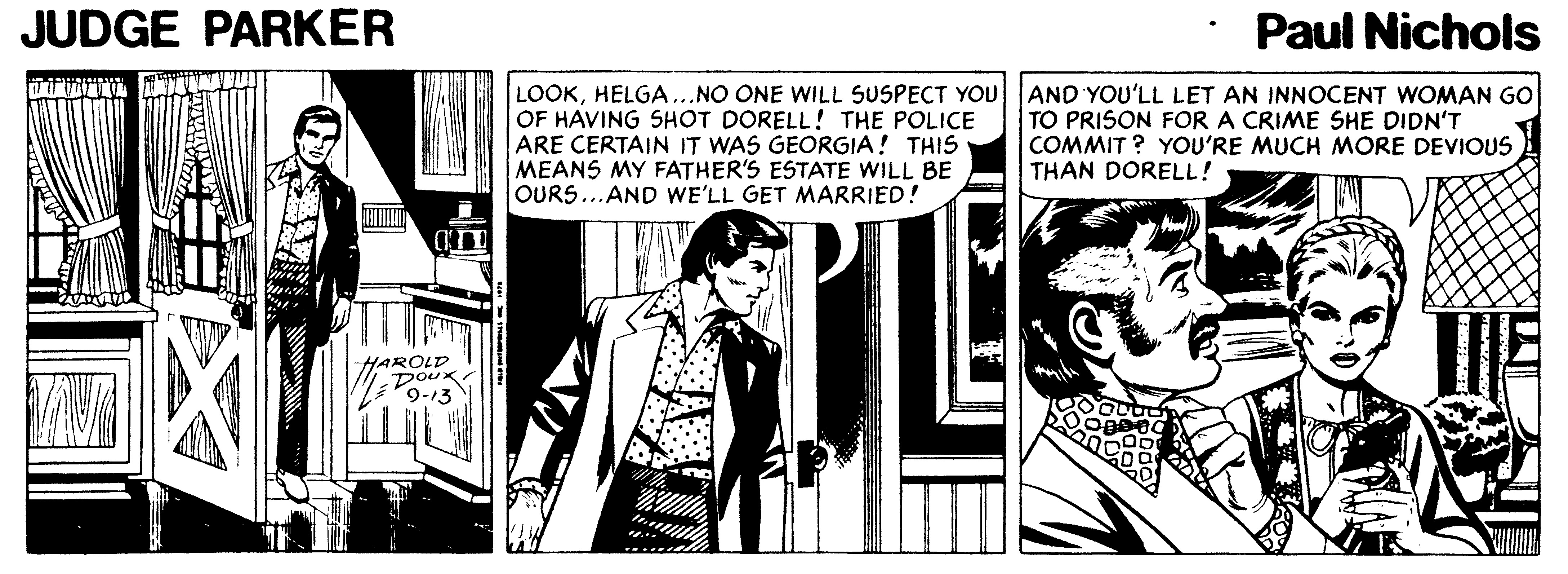 Judge Parker Vintage Comic Strip 1978-09-13 | Comics Kingdom