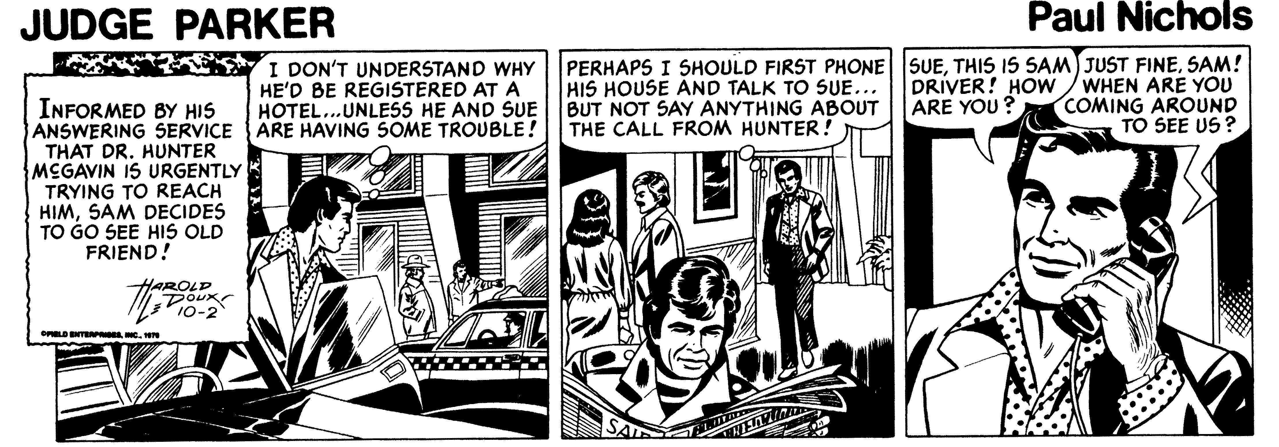 Judge Parker Vintage Comic Strip 1978-10-02 | Comics Kingdom