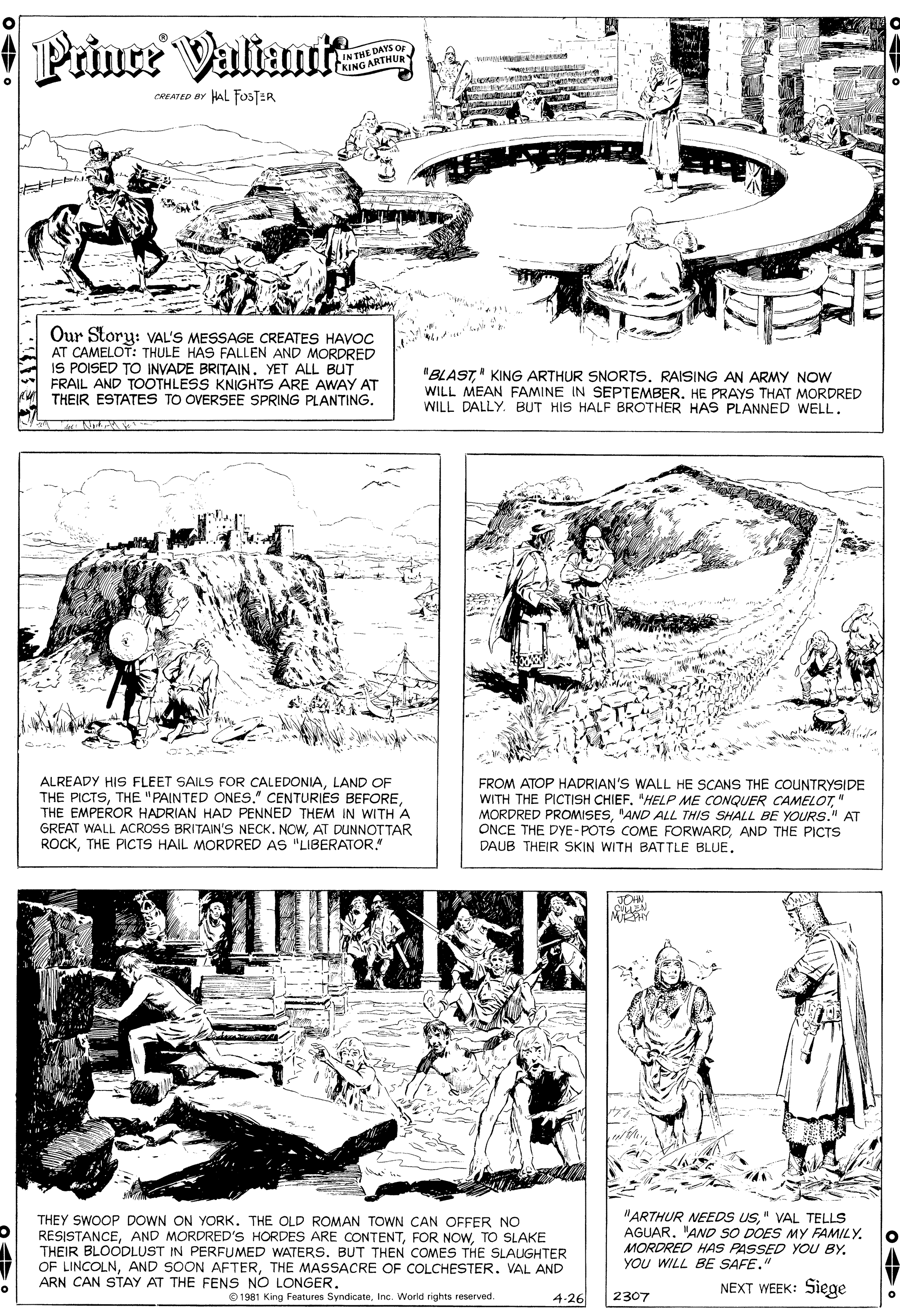 Prince Valiant Vintage Sundays Comic Strip 1981-04-26 | Comics Kingdom