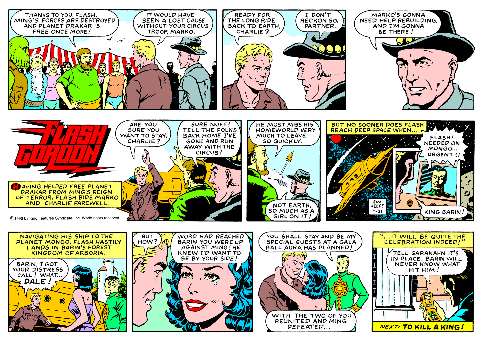 Flash Gordon Comic Strip 1996-01-21 | Comics Kingdom