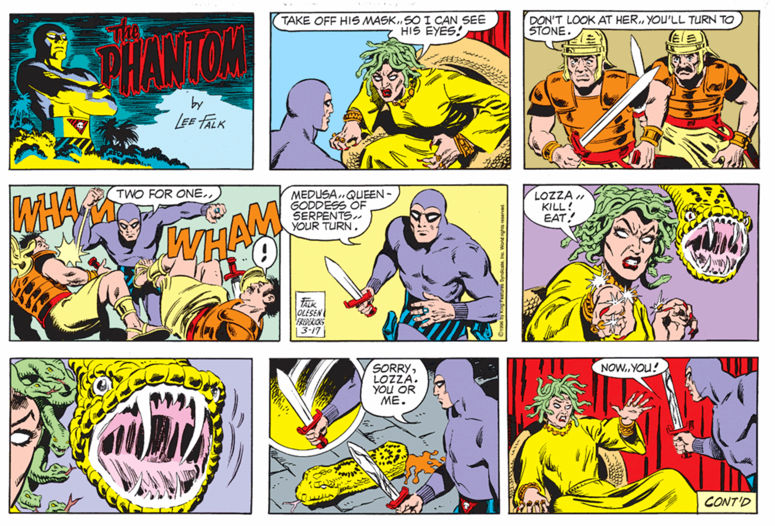 The Phantom Comic Strip 1996-03-17 | Comics Kingdom