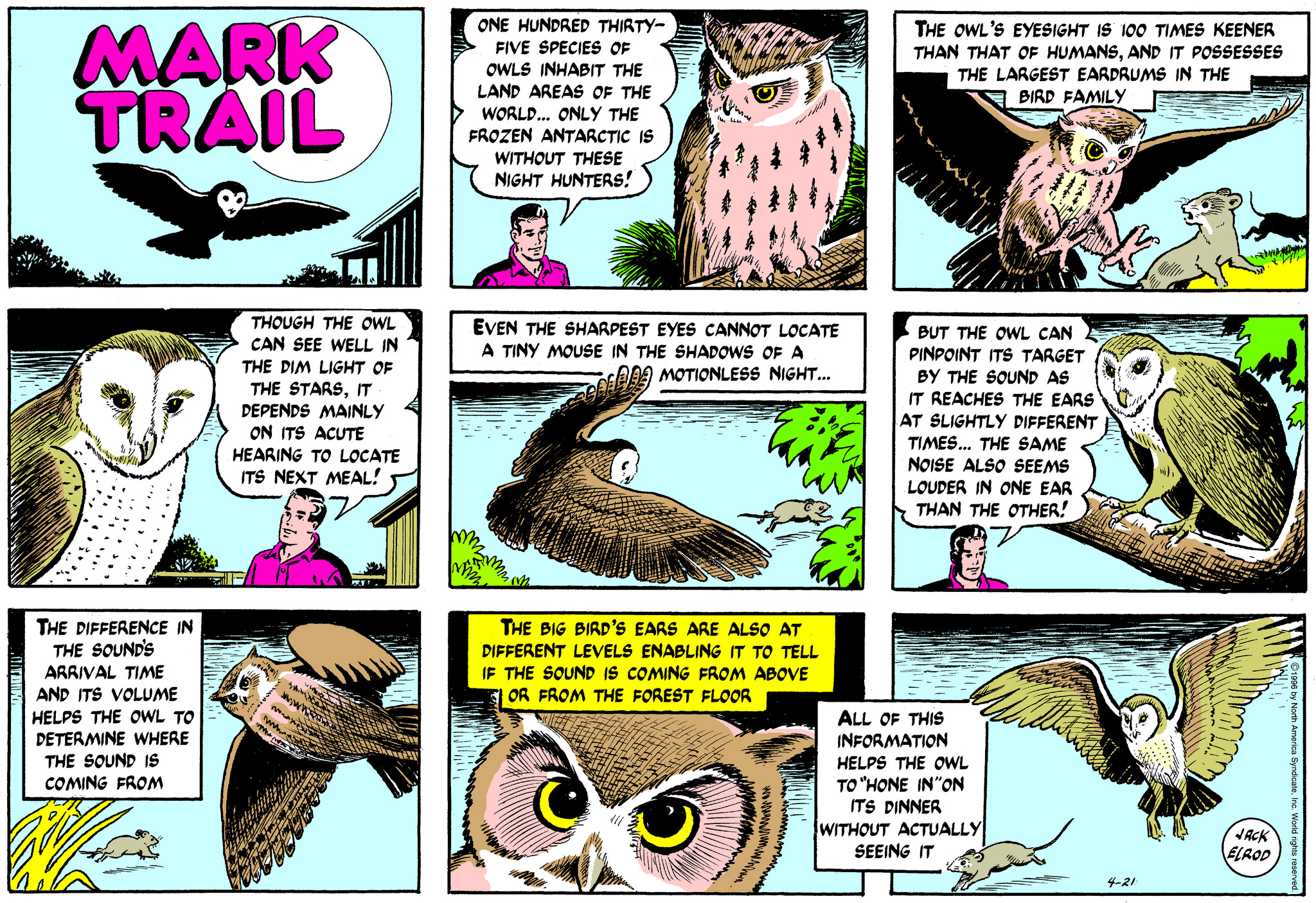 Mark Trail Comic Strip 1996-04-21 | Comics Kingdom