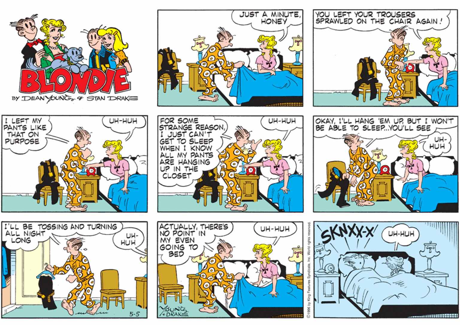 Blondie Comic Strip 1996-05-05 | Comics Kingdom