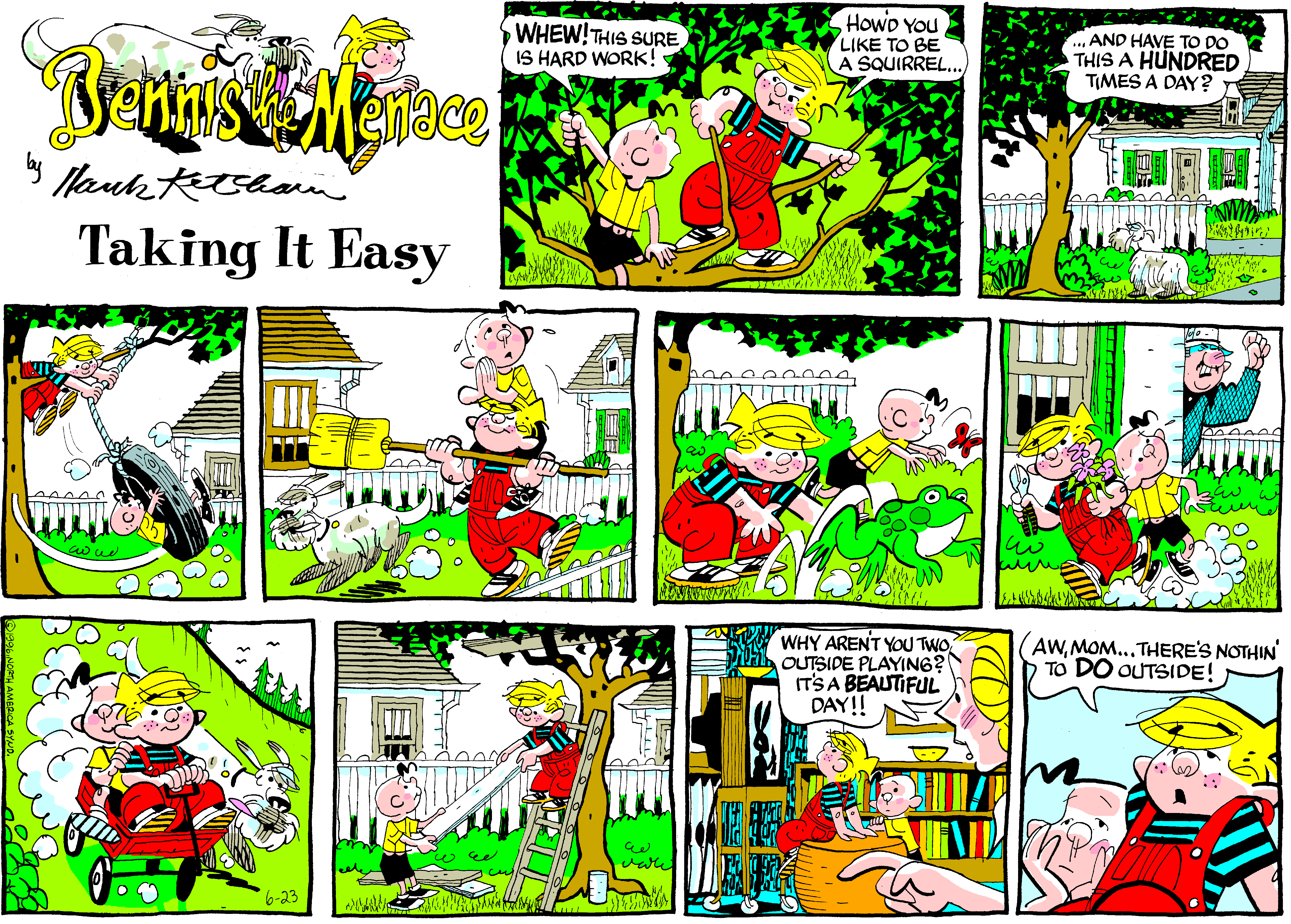 Dennis The Menace Comic Strip 1996-06-23 | Comics Kingdom